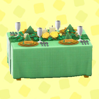 Wedding Table Price and Color Variations | ACNH - Animal Crossing: New ...