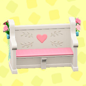 Wedding Bench Price and Color Variations | ACNH - Animal Crossing: New ...