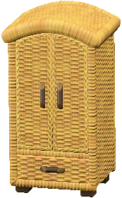 Rattan Wardrobe Price and Color Variations | ACNH - Animal Crossing ...